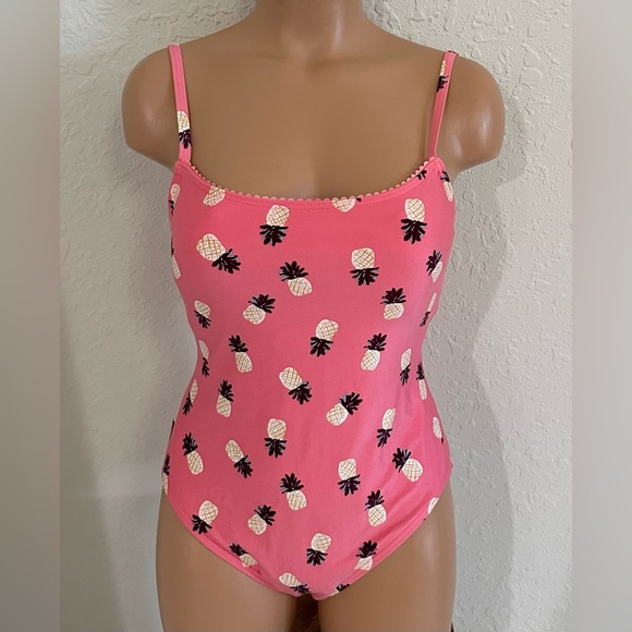 kate spade | Swim | Kate Spate Pineapple Print Swimsuit In Apricot ...